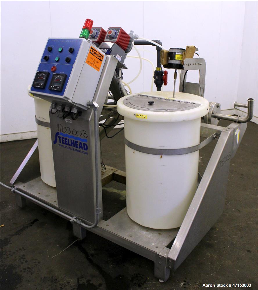 Used Steelhead Inline Mineral Injection System for bottled mineral wa
