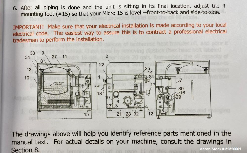 Unused - CB Mills Micro Series Batch Solvent Recovery Still System; M