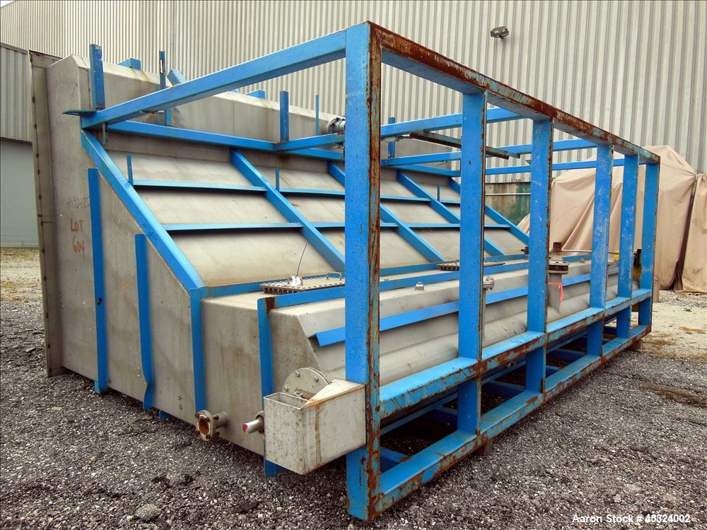 Used Great Lakes Environmental Waterlink Slant Plate Clarifier, Model