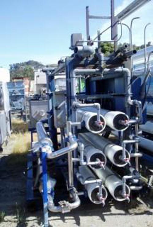 Used Ionics Reverse Osmosis System rated for 62 gallons per minute. C