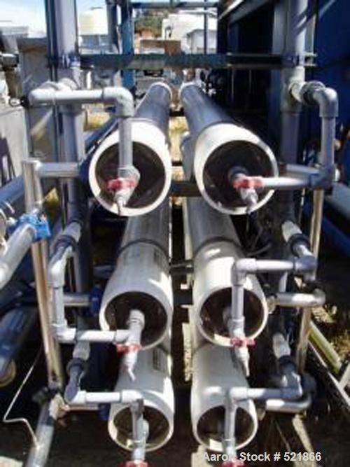 Used Ionics Reverse Osmosis System rated for 62 gallons per minute. C