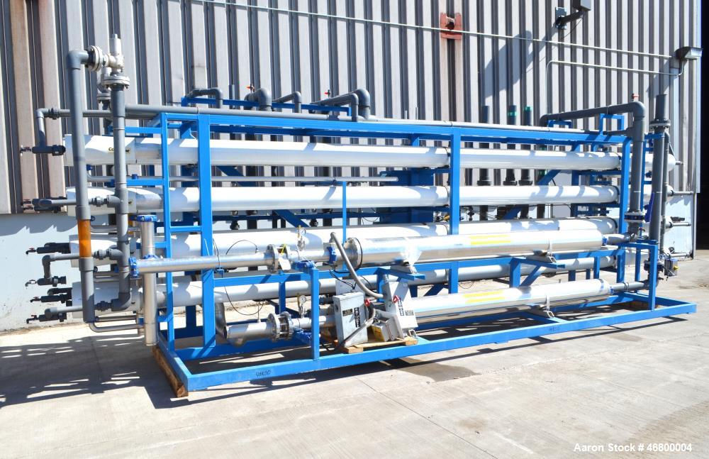 Used Ionics Reverse Osmosis Skid. Consists of : (8) CodeLine 80A seri