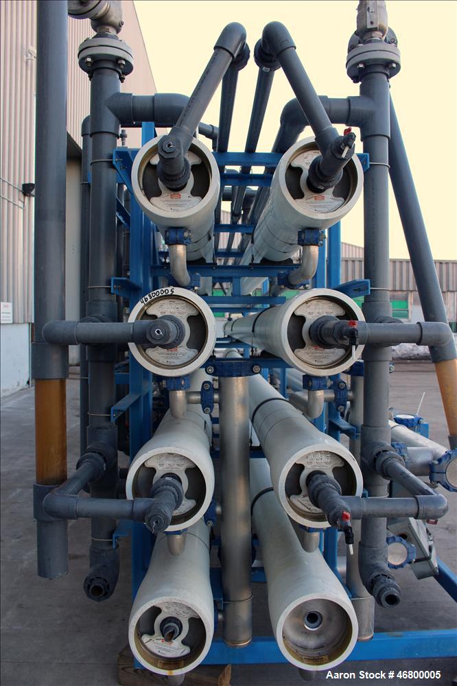 Used Ionics Reverse Osmosis Skid. Consists of : (8) CodeLine 80A seri