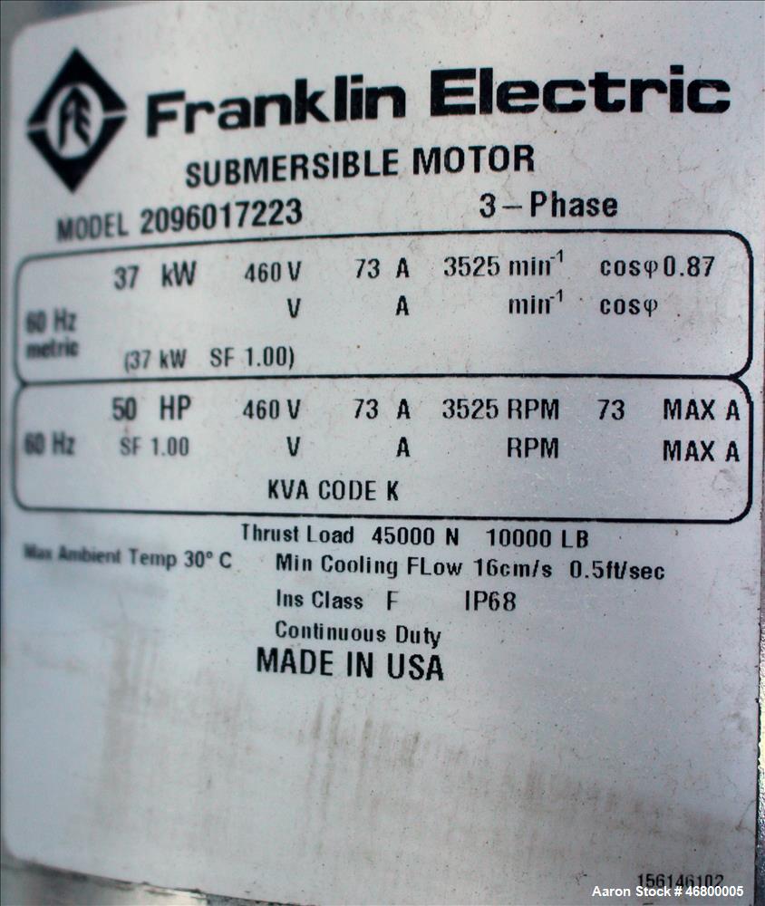 Used Ionics Reverse Osmosis Skid. Consists of : (8) CodeLine 80A seri