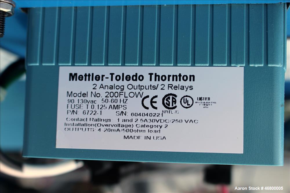 Used Ionics Reverse Osmosis Skid. Consists of : (8) CodeLine 80A seri