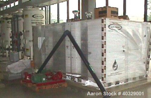 Used Calgon Carbon Corp DI Water Treatment Plant, Model 4827. Include