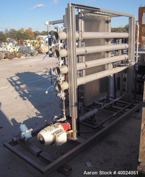 Used Osmonics Reverse Osmosis System, Model 54A-HR(PA)10K-DLX. Permea
