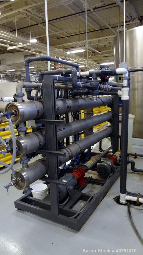 Used Osmonics 40 Gallon Per Minute Osmo Reverse Osmosis System consis