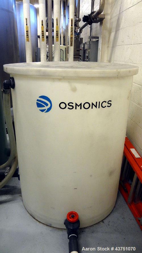 Used Osmonics 40 Gallon Per Minute Osmo Reverse Osmosis System consis